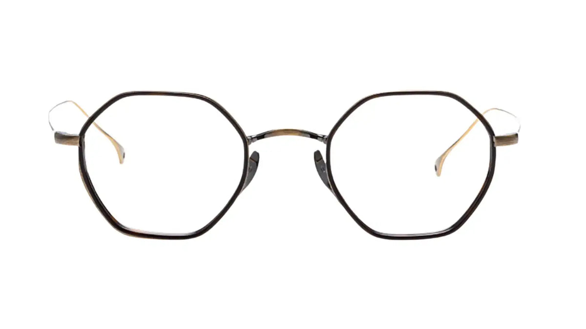 KAME MANNEN-KMN 7311-AG-44-23-Antic Gold-Inserts-Brown---Or Antique-In – La Zone Optique
